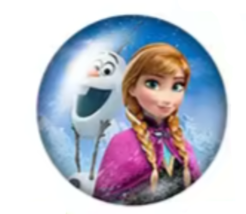Frozen - 18mm Snap Button - Anna & Olaf – Snap Button Collective